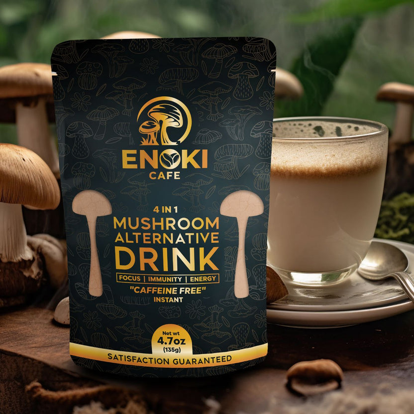 Organic Mushroom Coffee | Mushroom Coffee Blend | Enoki Cafe